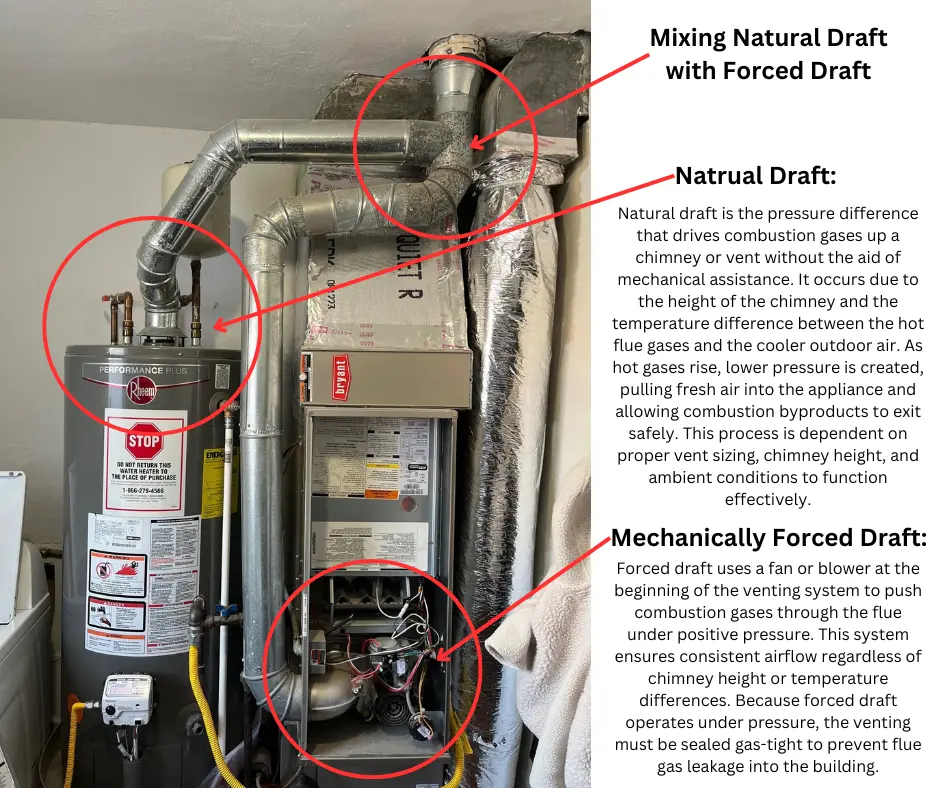 Water Heater & Furnace Shared Venting | Premier Chimney and Roofing